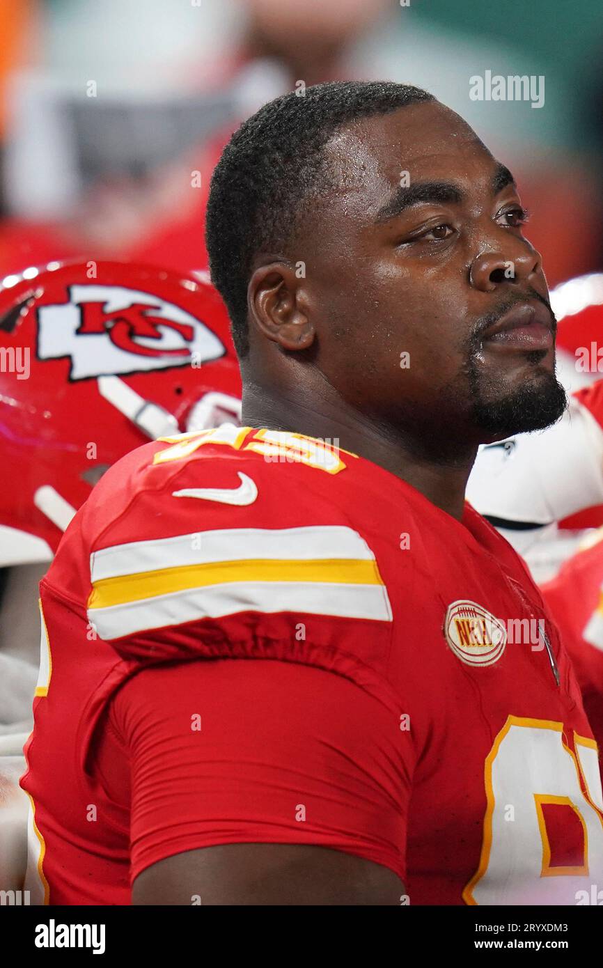 Kansas City Chiefs defensive tackle Chris Jones (95) during an NFL ...