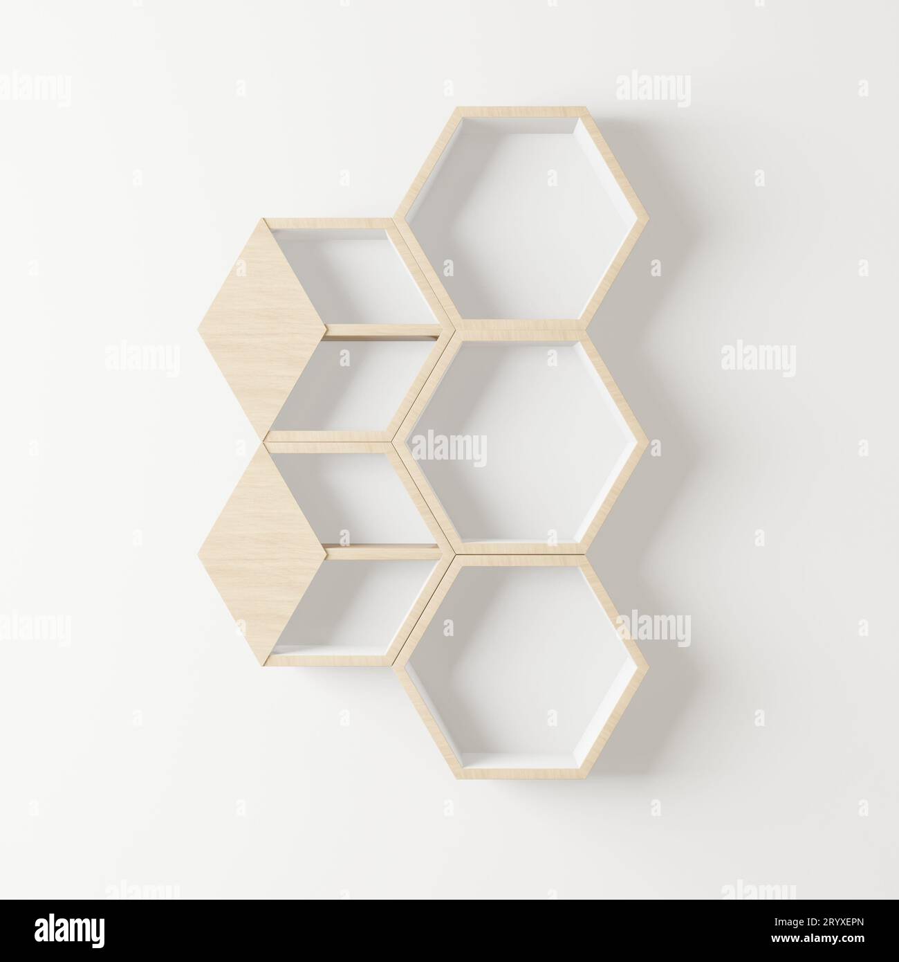 Wood hexagon pattern hi-res stock photography and images - Alamy
