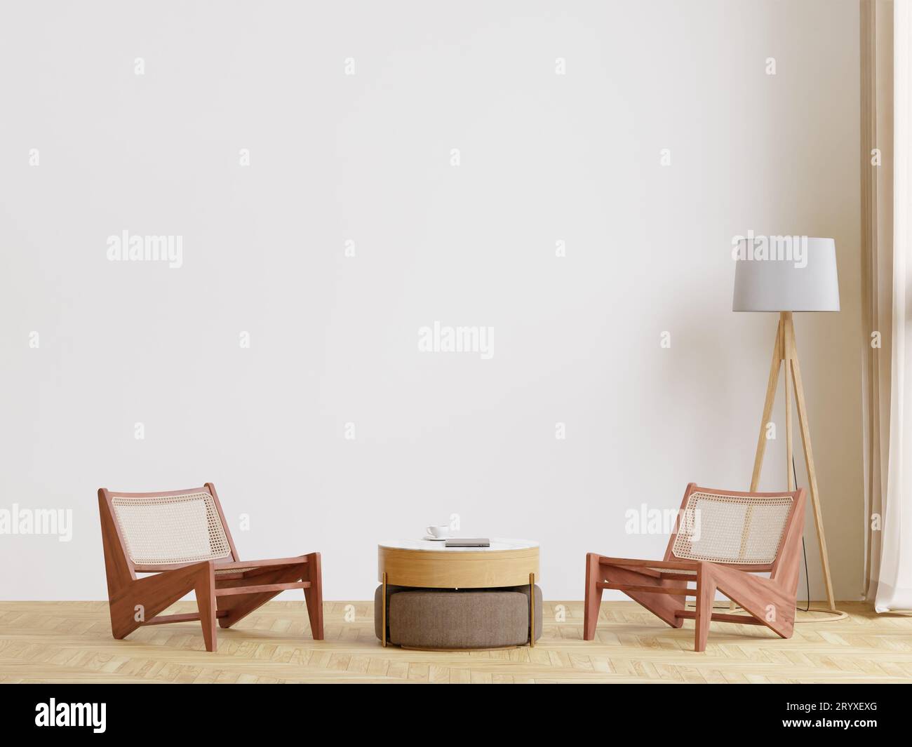 Big white living room.interior design Stock Photo - Alamy