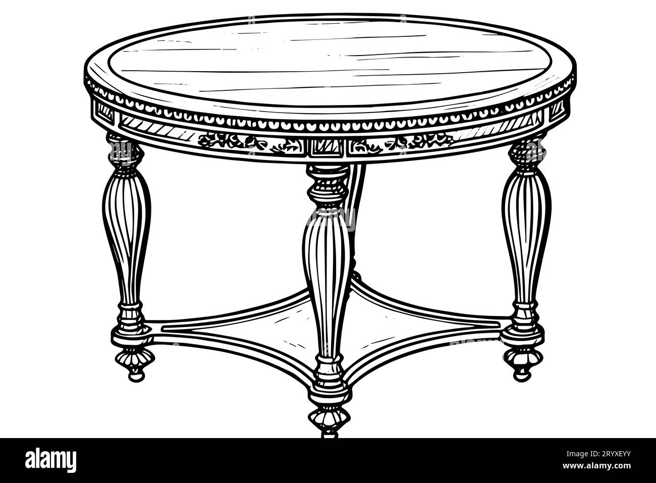 Vintage desk Stock Vector Images - Alamy