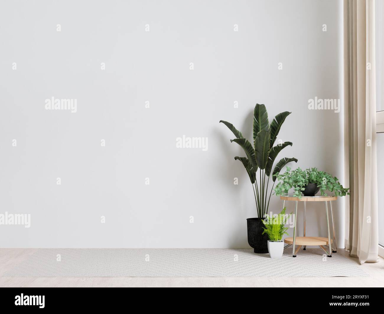 Big white living room.interior design Stock Photo - Alamy