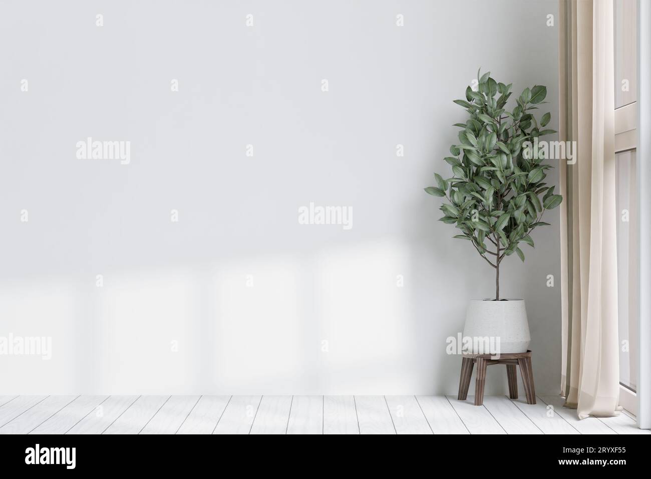 Big white living room.interior design Stock Photo - Alamy