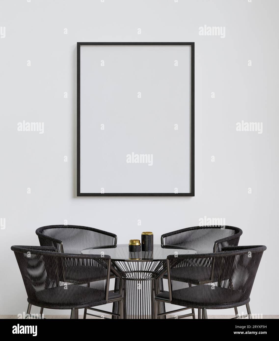 Bright living dining space hi-res stock photography and images - Alamy