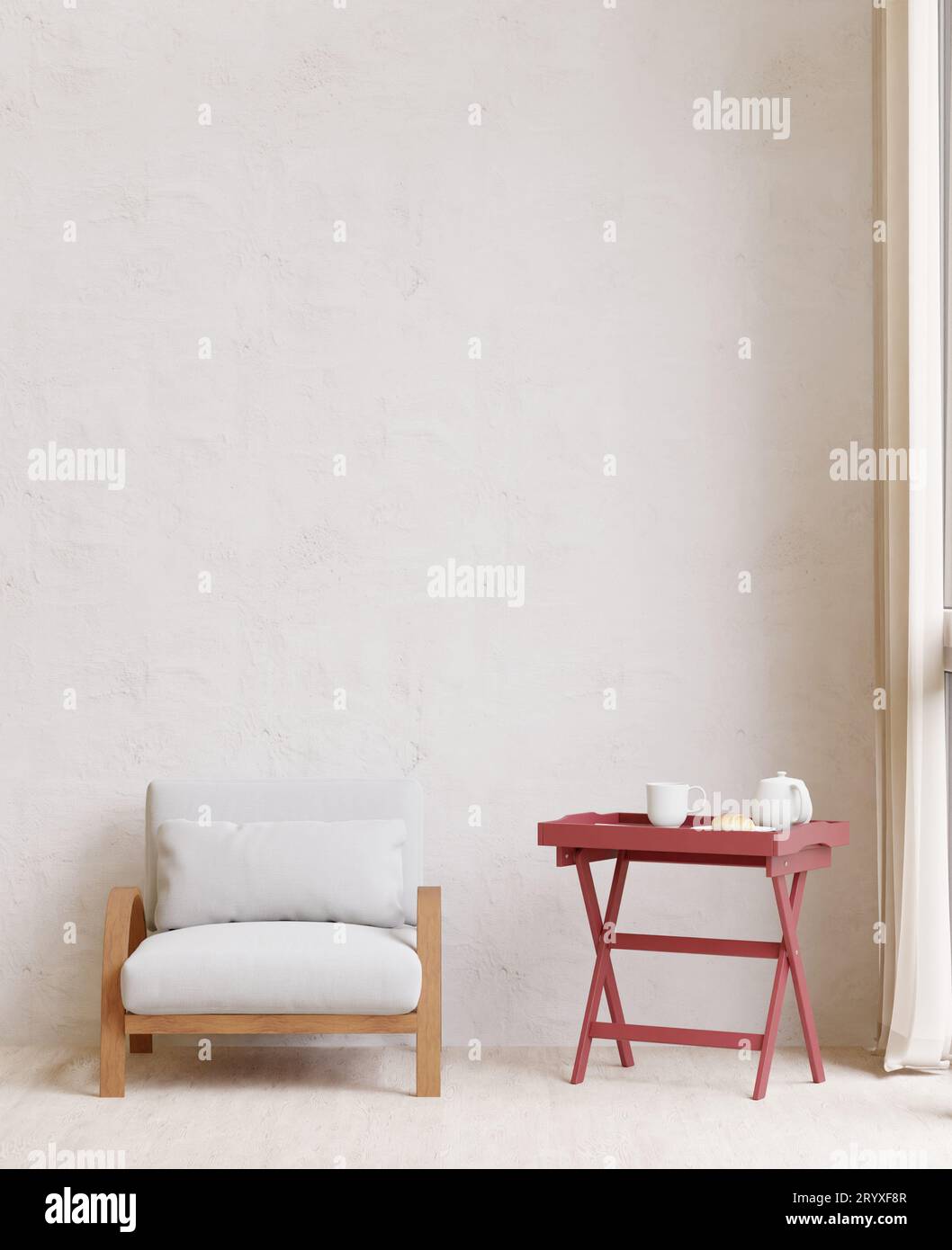 Big white living room.loft interior design Stock Photo - Alamy