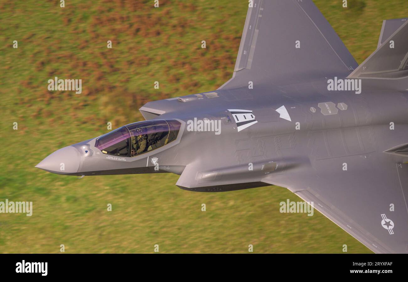 USAF F-35A Lightning II from RAF Lakenheath 48th Fighter Wing at RAF ...