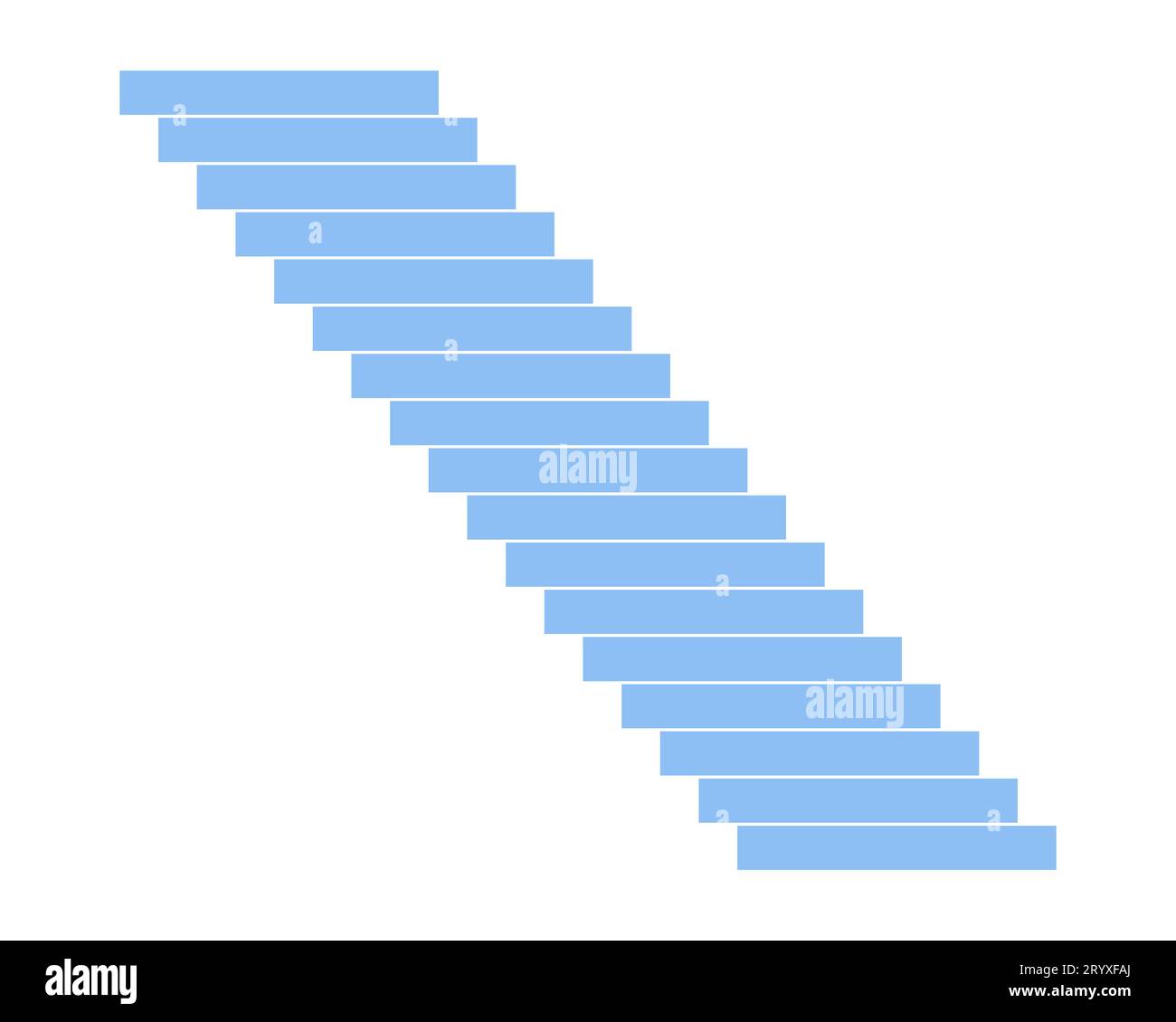Steps staircase 2D cartoon object Stock Vector Image & Art - Alamy