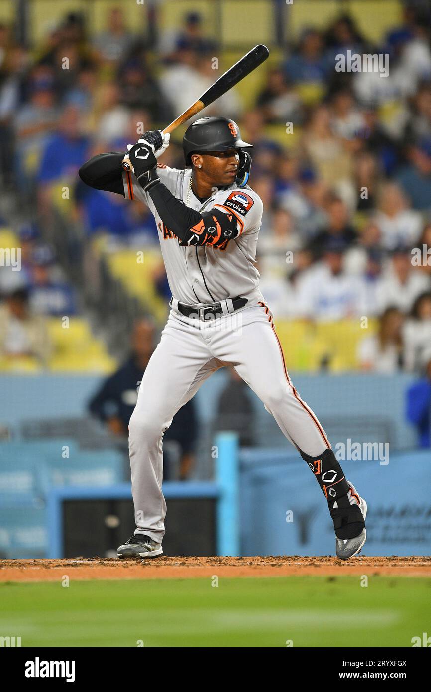 LOS ANGELES, CA - SEPTEMBER 21: San Francisco Giants shortstop Marco ...
