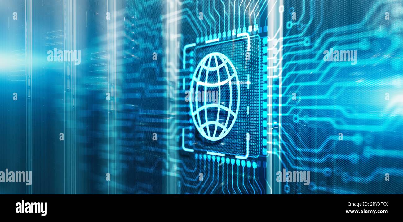 Global telecom connection lines hi-res stock photography and images - Alamy