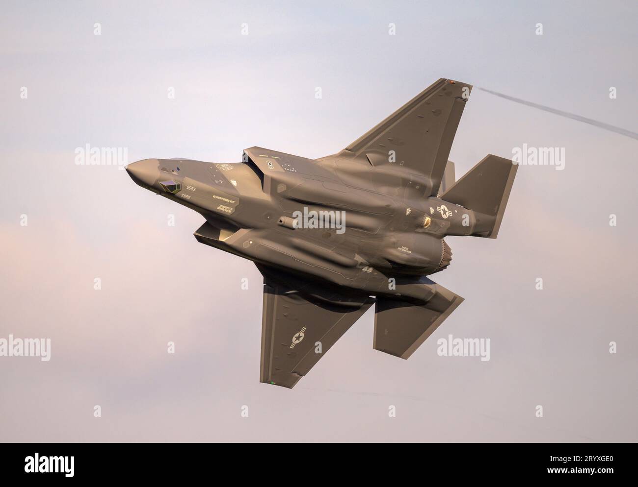 USAF F-35A Lightning II from RAF Lakenheath 48th Fighter Wing at RAF ...