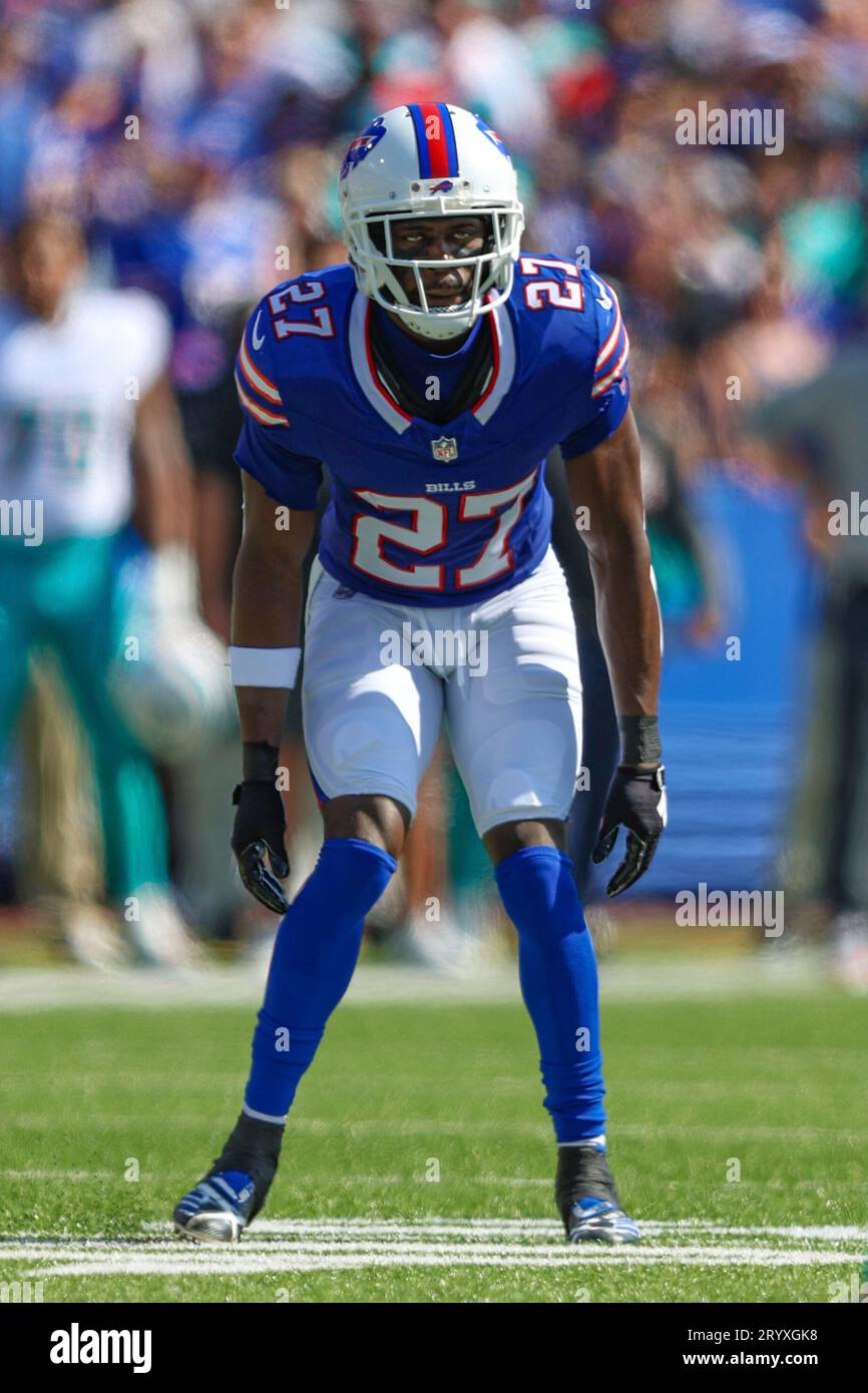 Buffalo Bills cornerback Tre'Davious White (27) in action during an NFL football game against ...