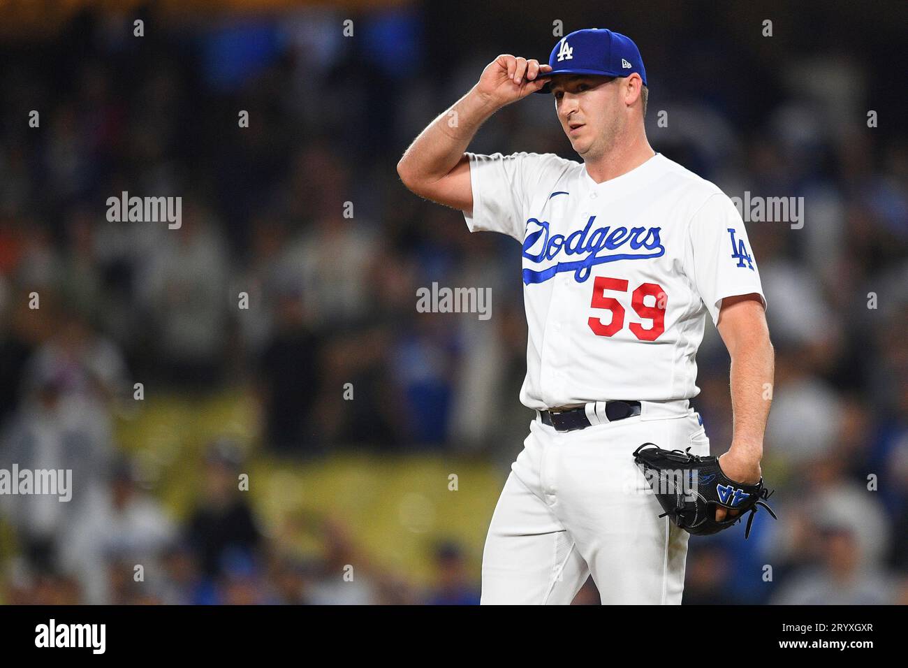 LOS ANGELES, CA - SEPTEMBER 21: Los Angeles Dodgers Pitcher Evan ...