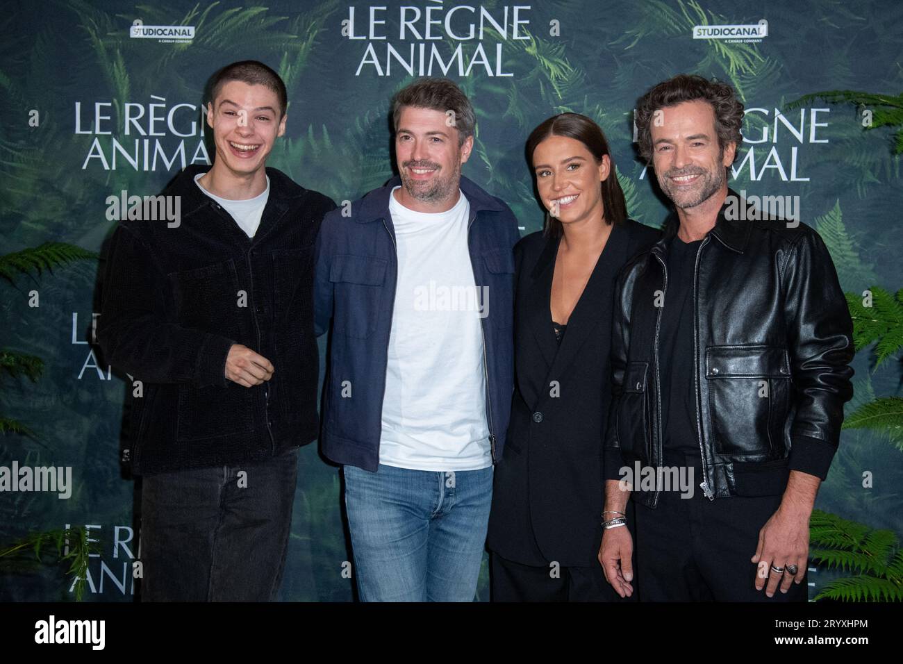 Paris, France. 02nd Oct, 2023. Paul Kircher, Thomas Calley, Adele ...