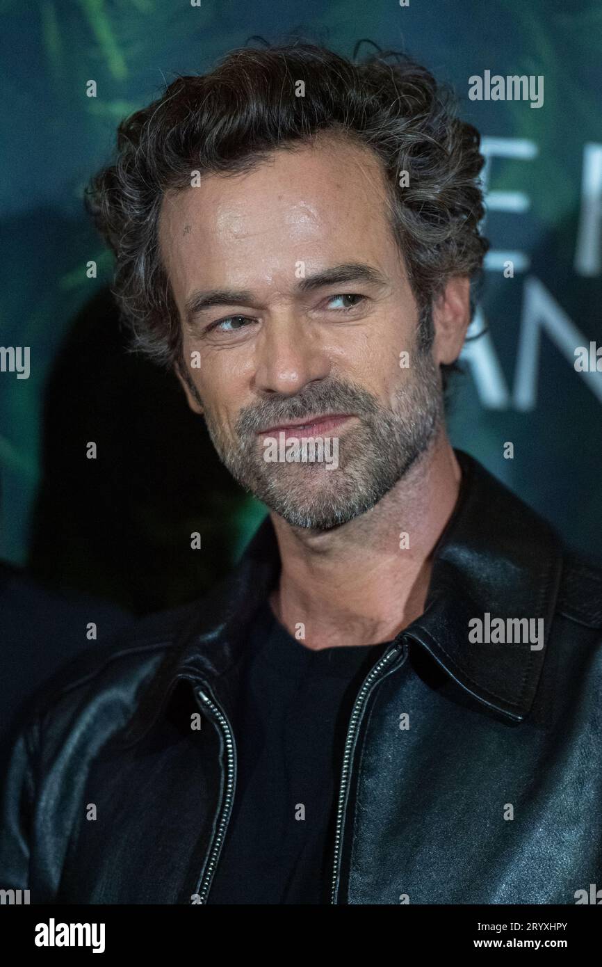 Paris, France. 02nd Oct, 2023. Romain Duris attending the Le Regne ...