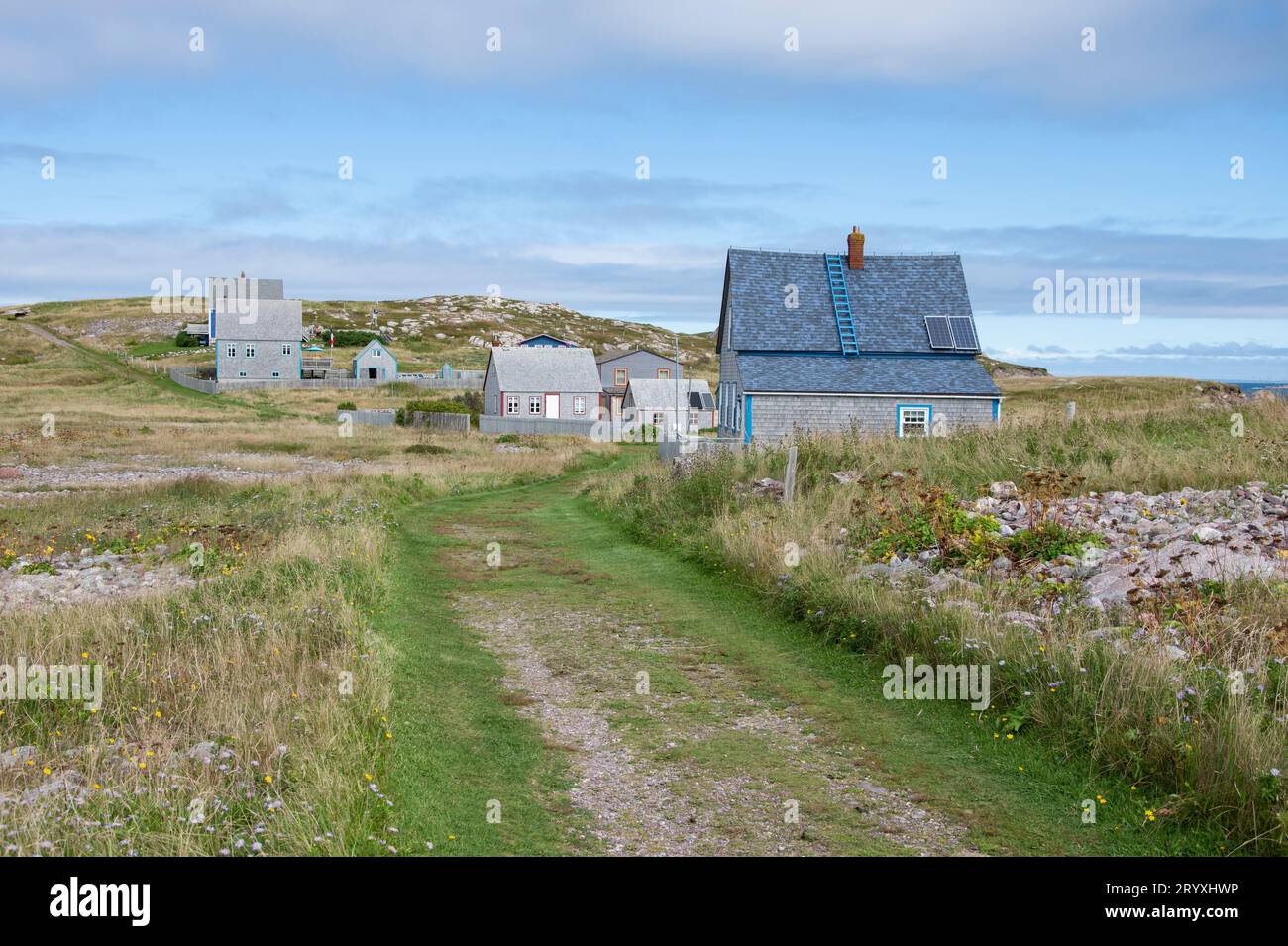 Settlement on Ile-aux-Marins in St. Pierre, France Stock Photo - Alamy