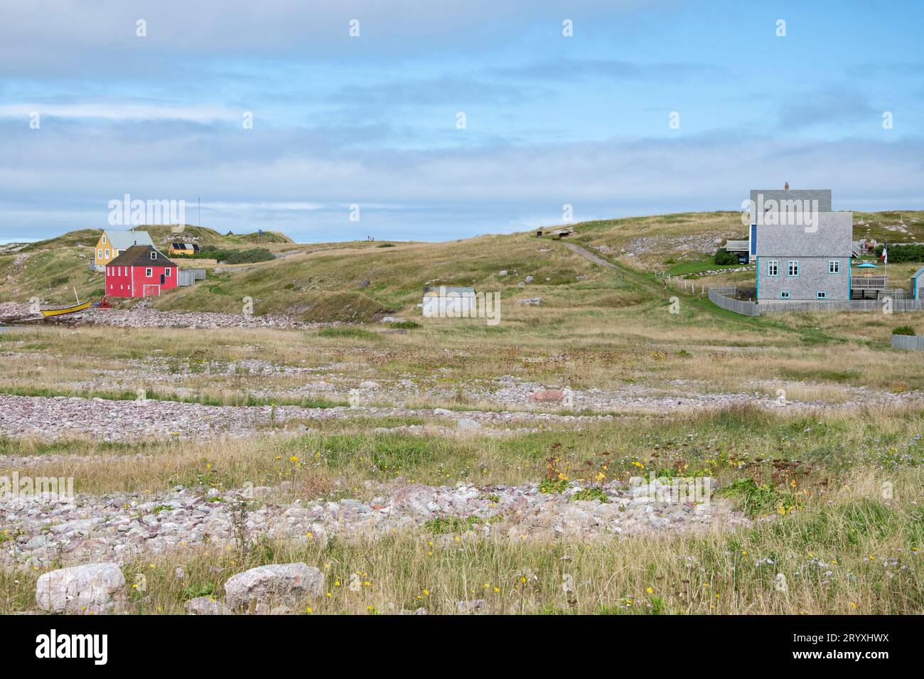 Settlement on Ile-aux-Marins in St. Pierre, France Stock Photo - Alamy