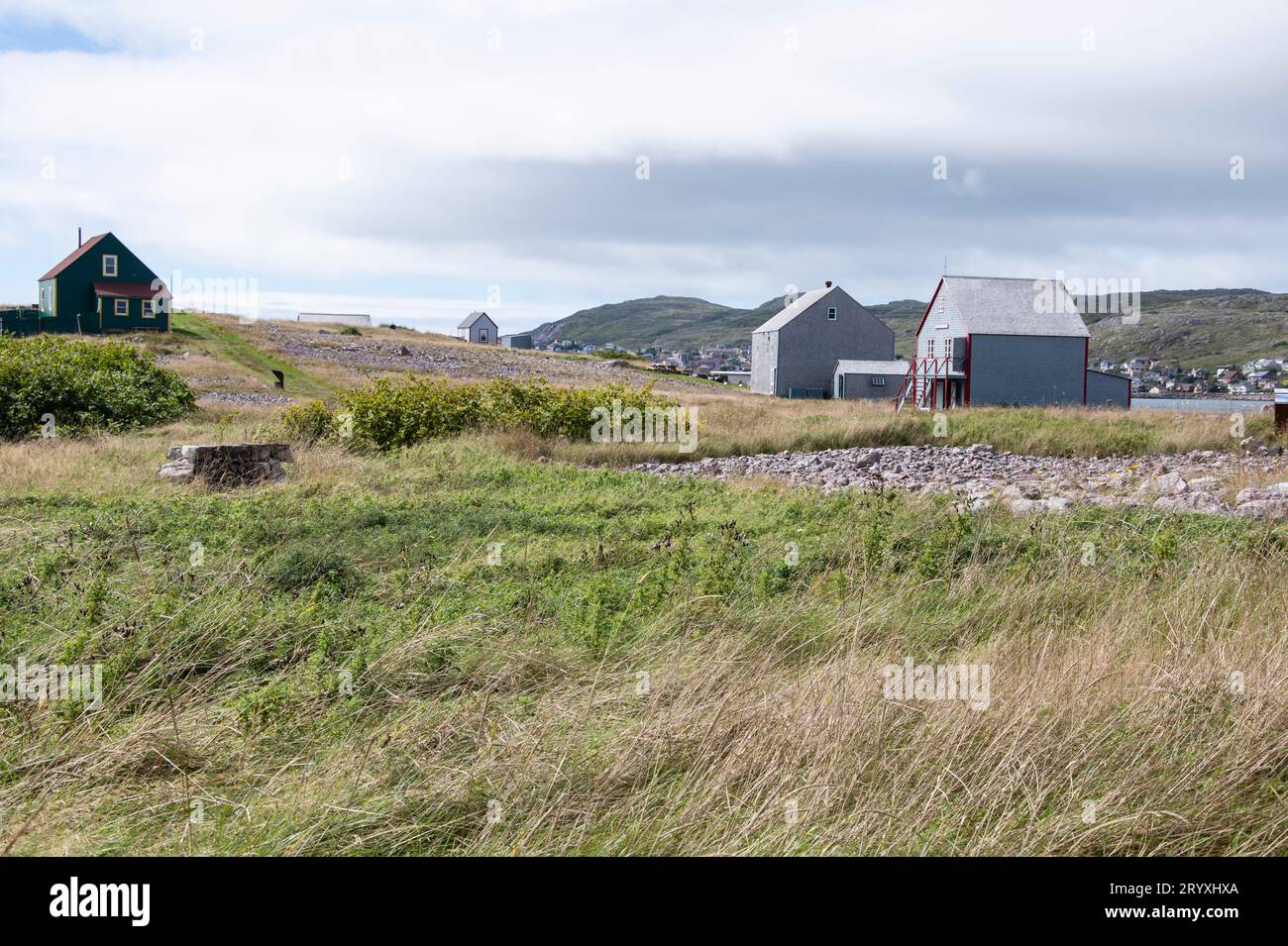 Settlement on Ile-aux-Marins in St. Pierre, France Stock Photo - Alamy