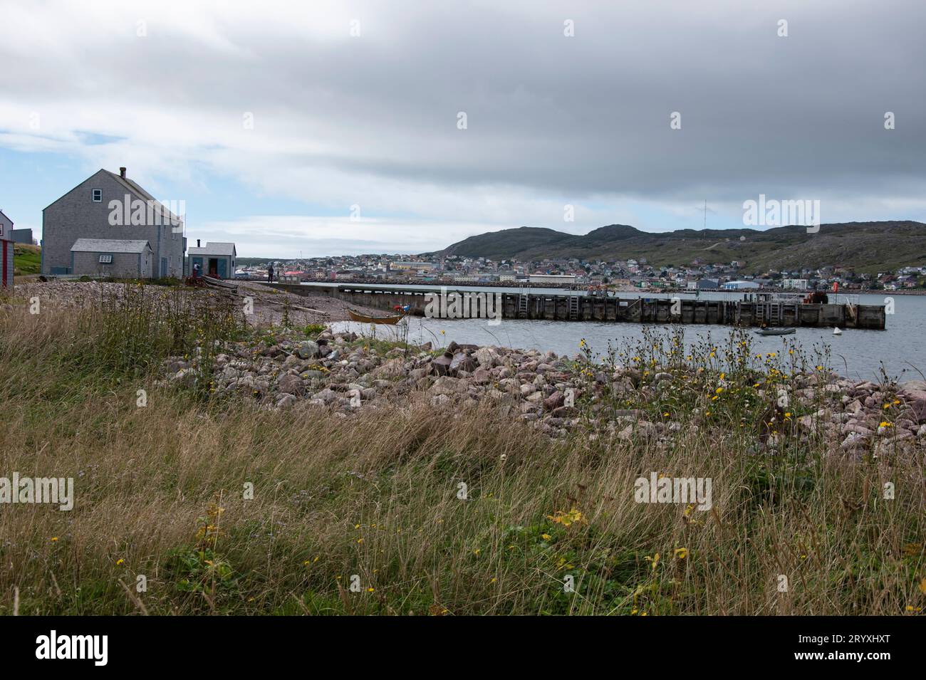 Settlement on Ile-aux-Marins in St. Pierre, France Stock Photo - Alamy