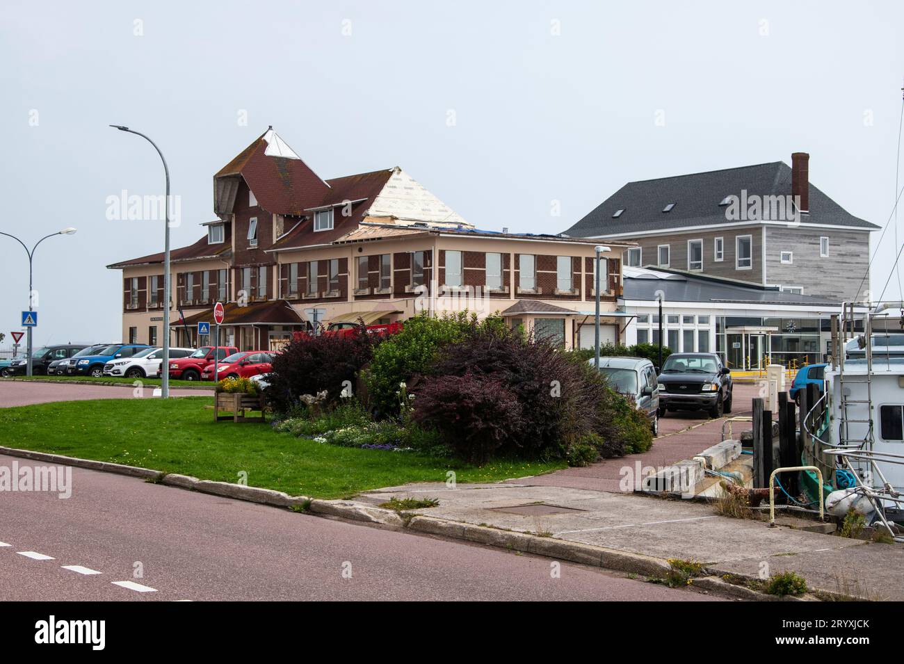 Post office in St. Pierre, France Stock Photo - Alamy