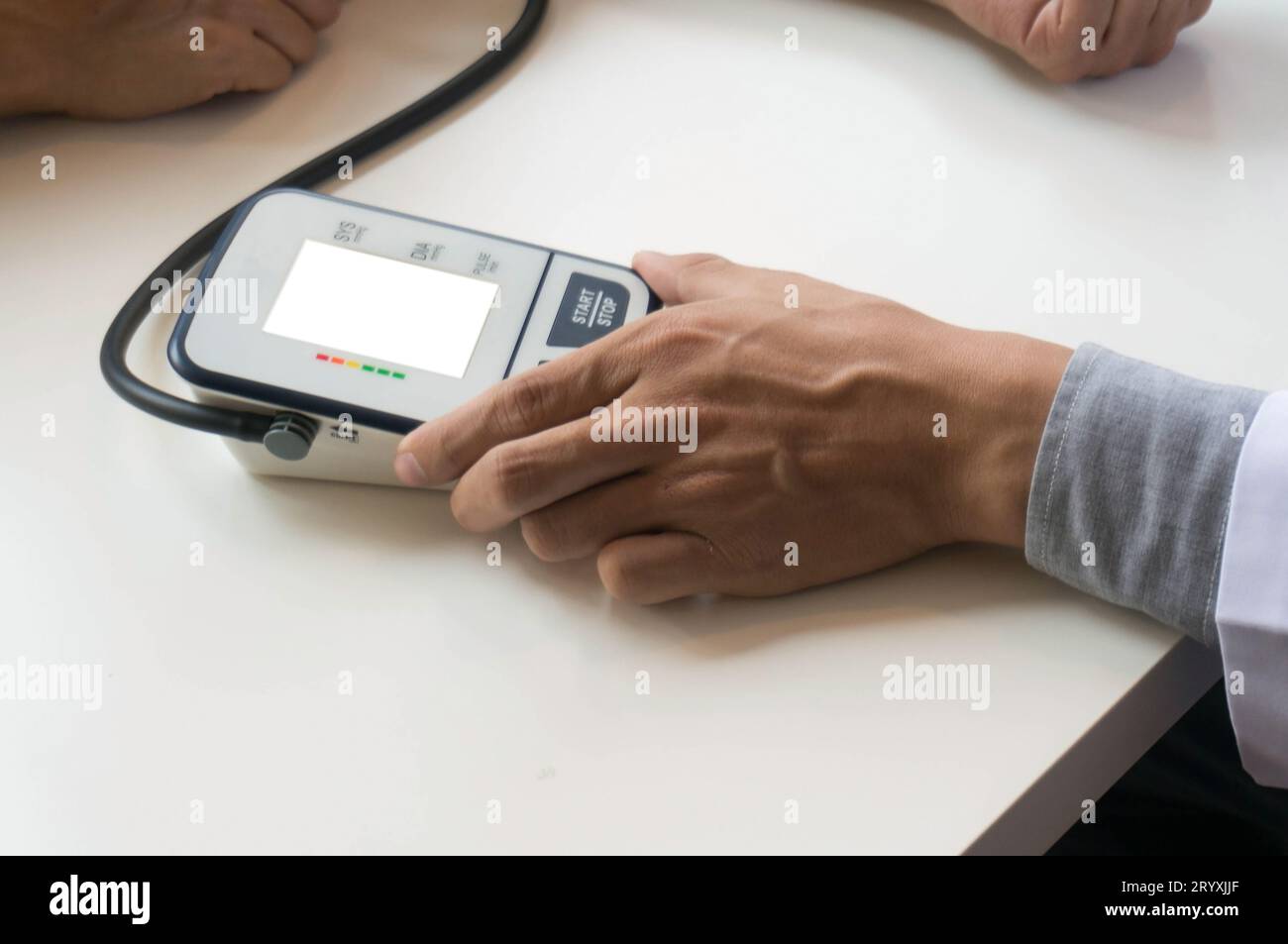 Doctor check body by stethoscope. Healthcare and medical concept ...