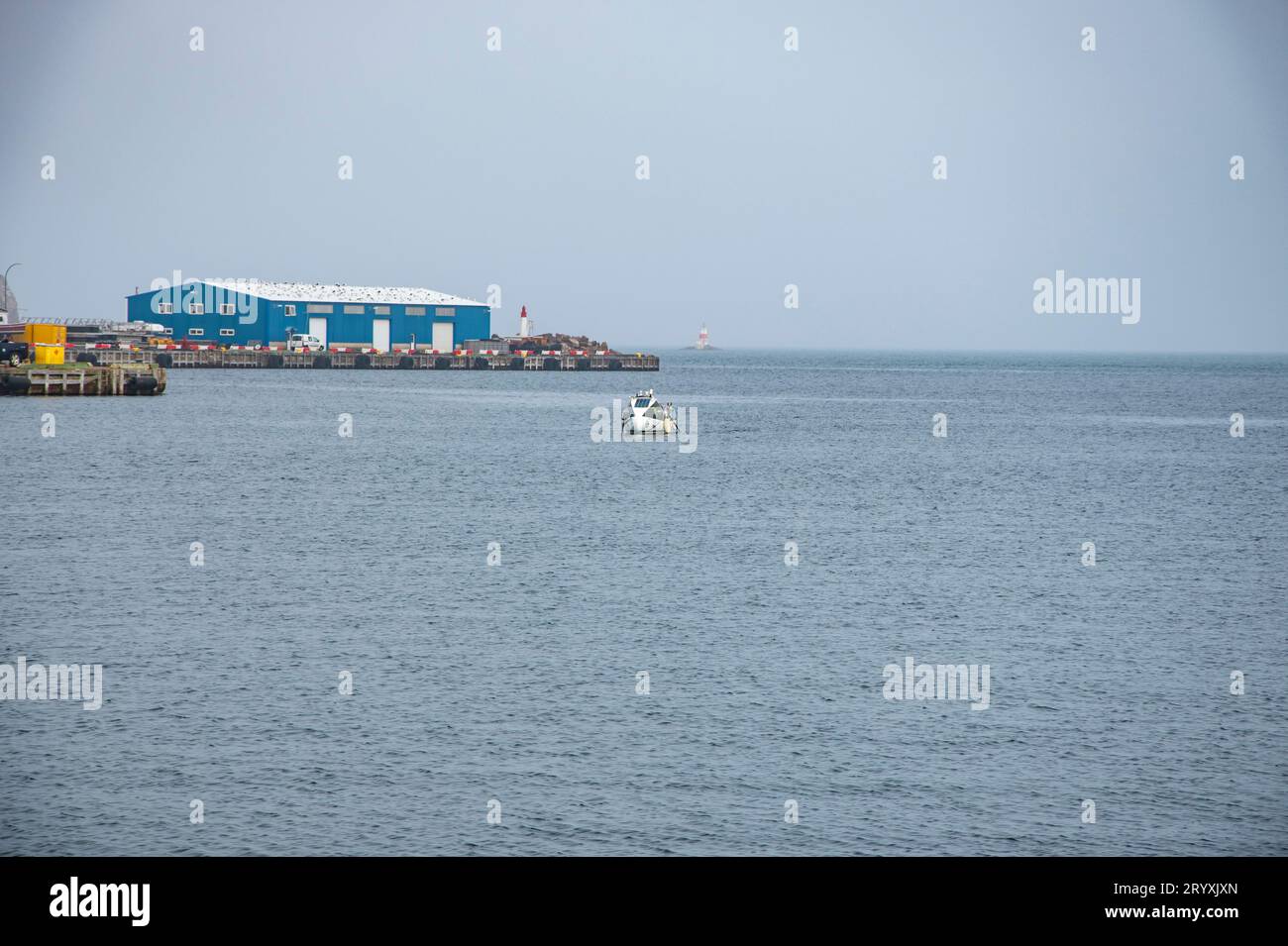 Waterfront in St. Pierre, France Stock Photo - Alamy