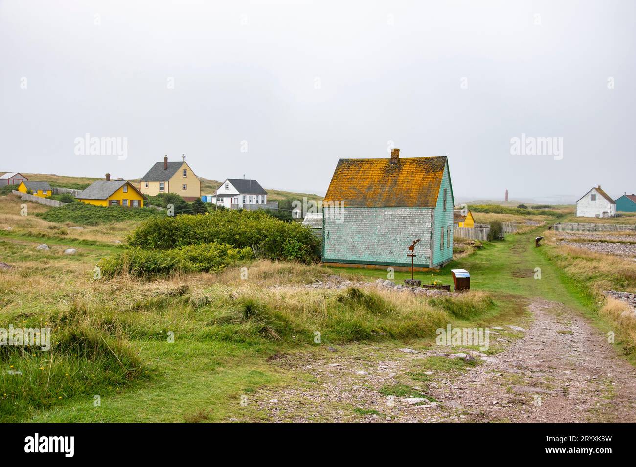 Settlement on Ile-aux-Marins in St. Pierre, France Stock Photo - Alamy