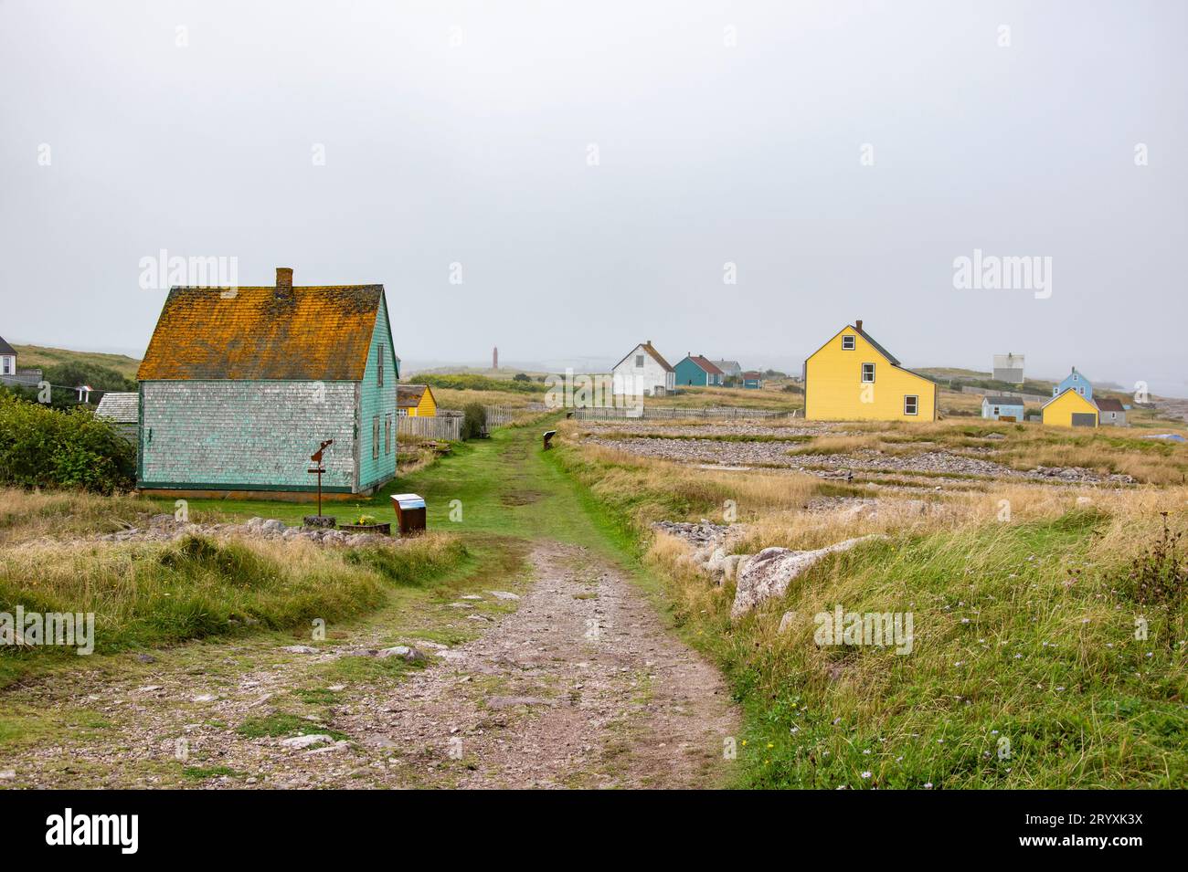 Settlement on Ile-aux-Marins in St. Pierre, France Stock Photo - Alamy