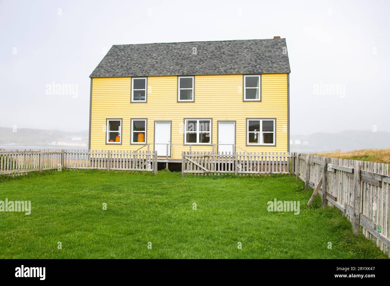 Settlement on Ile-aux-Marins in St. Pierre, France Stock Photo - Alamy