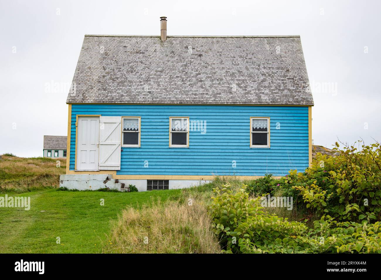 Settlement on Ile-aux-Marins in St. Pierre, France Stock Photo - Alamy
