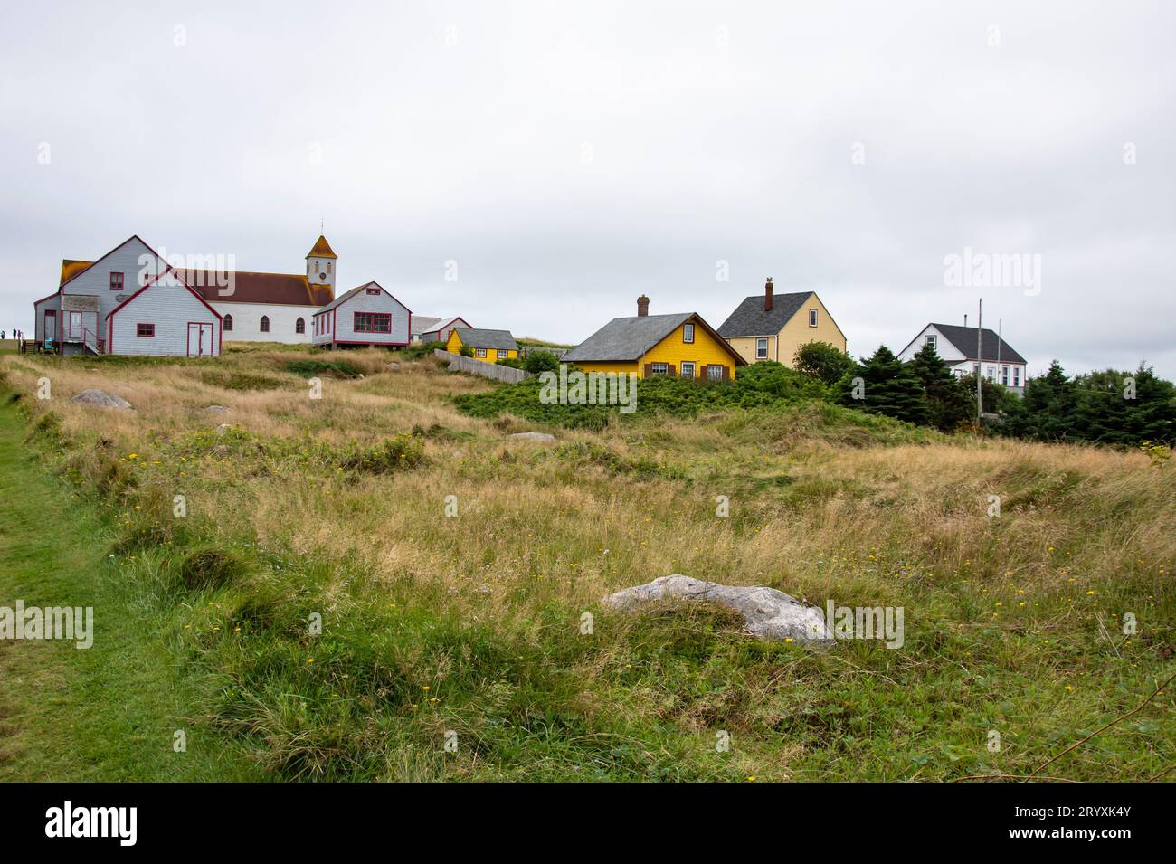 Settlement on Ile-aux-Marins in St. Pierre, France Stock Photo - Alamy
