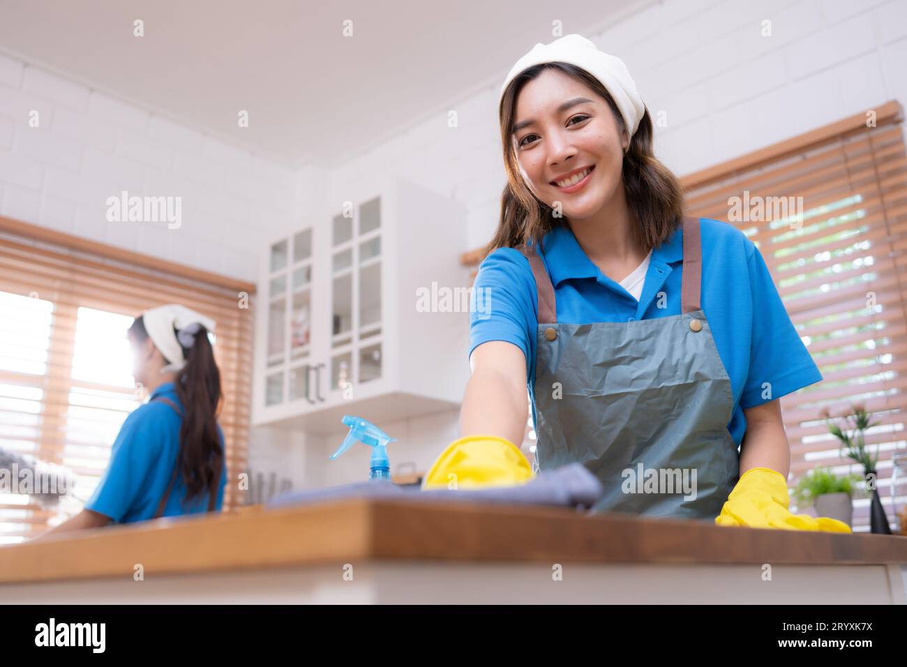 Asian maid hi-res stock photography and images - Alamy