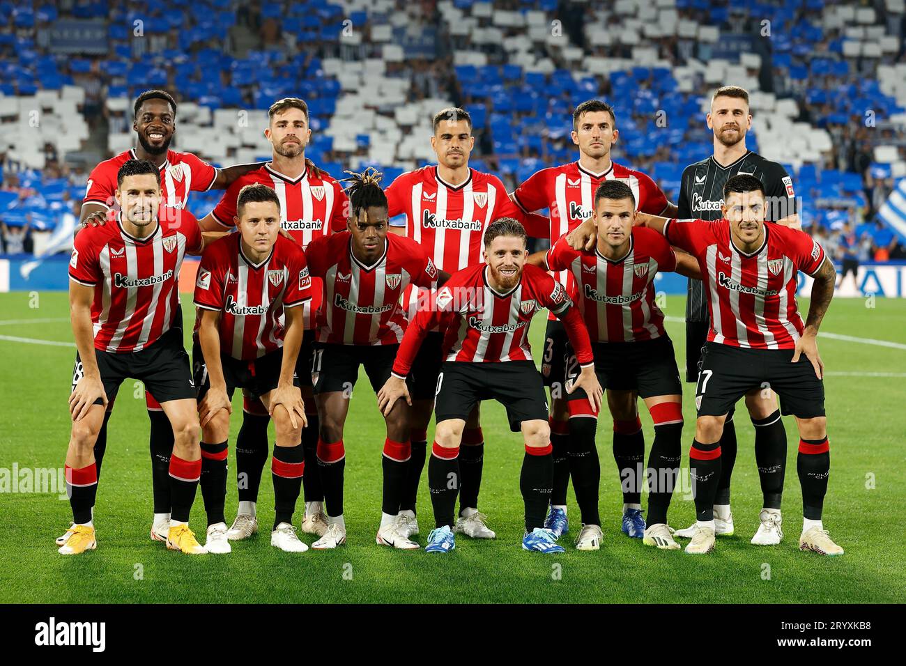 San Sebastian, Spain. 30th Sep, 2023. Athletic Club de Bilbao team ...