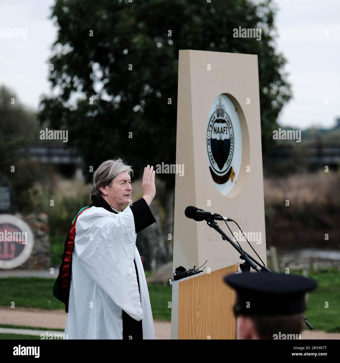 National Memorial Arboretum, UK. 14th Oct 2021. Members of the Armed ...