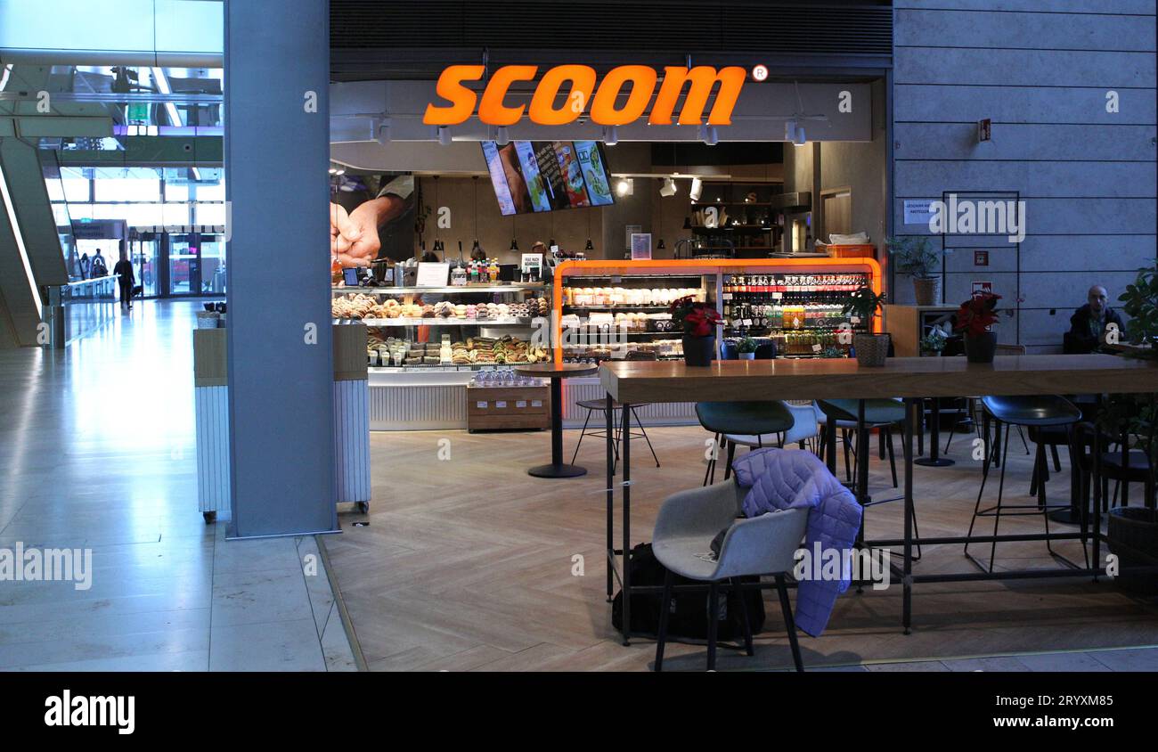 Filiale der Snack- und Coffeeshop-Kette Scoom Scoom in der Europa ...