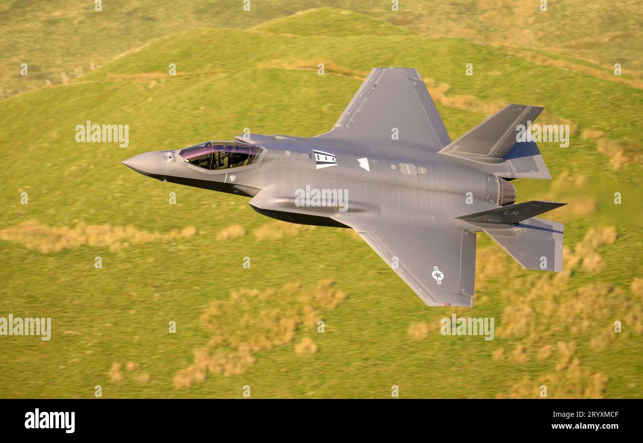 USAF F-35A Lightning II from RAF Lakenheath 48th Fighter Wing at RAF ...