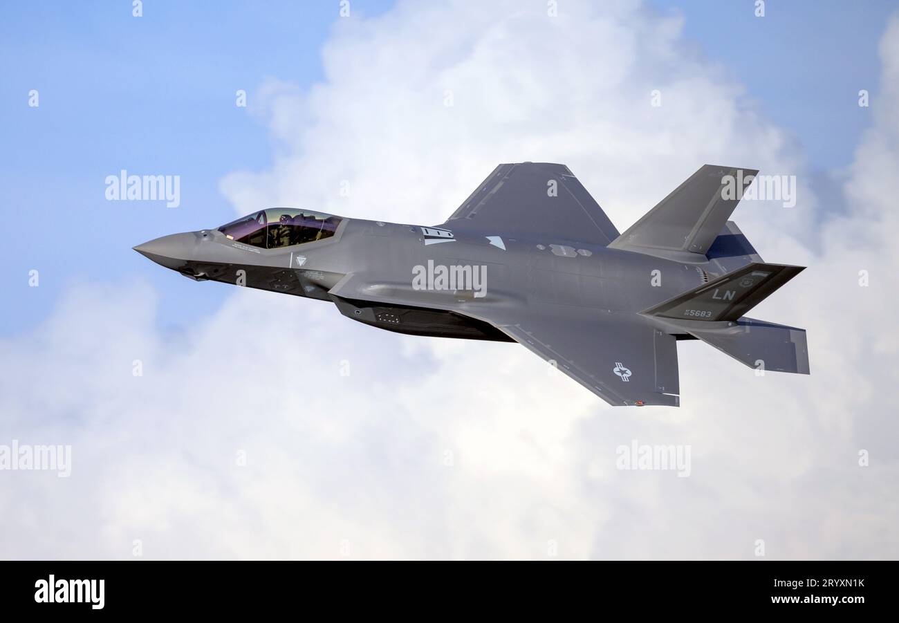 USAF F-35A Lightning II from RAF Lakenheath 48th Fighter Wing at RAF ...