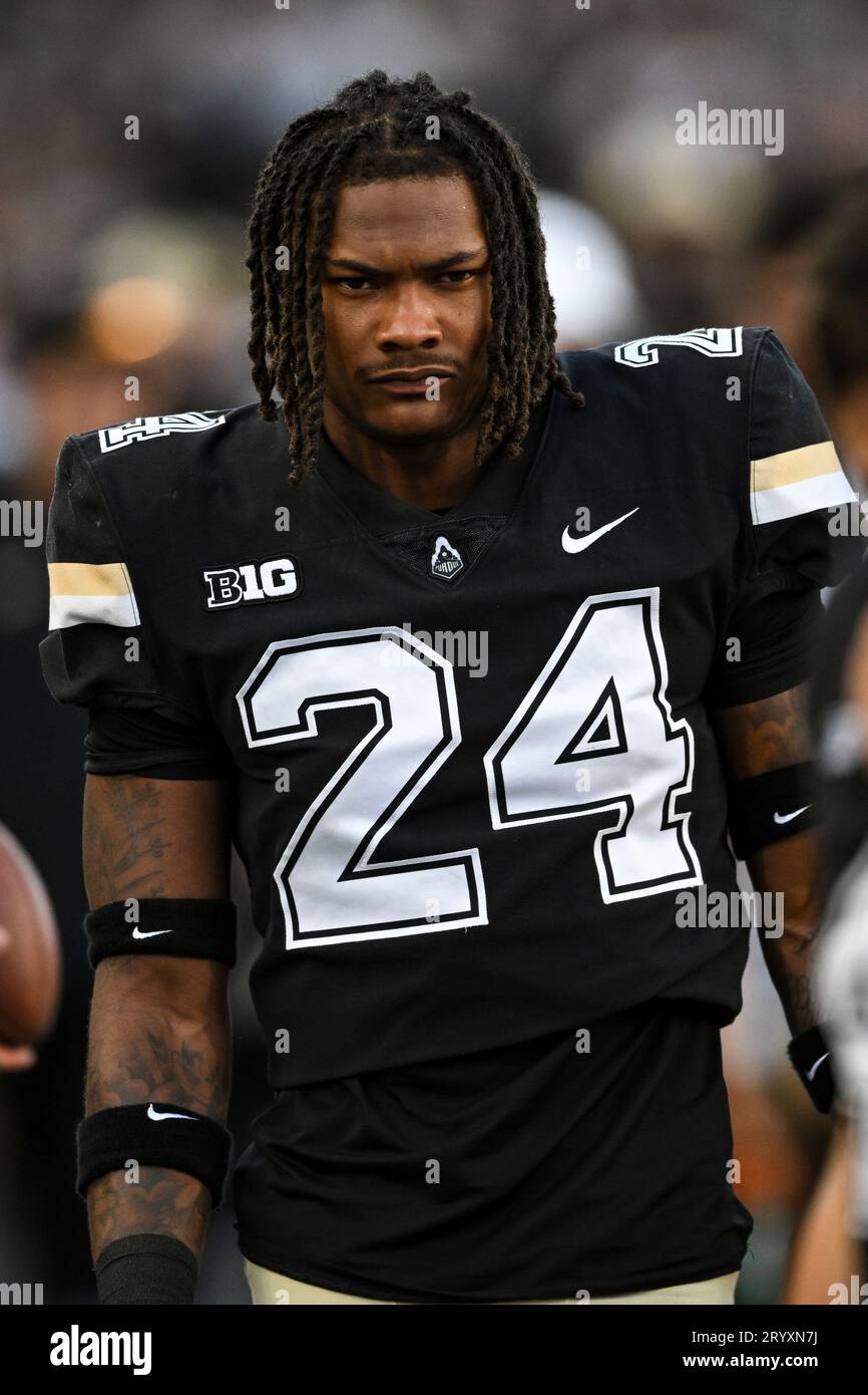WEST LAFAYETTE, IN - SEPTEMBER 30: Purdue DB Anthony Brown (24) during ...