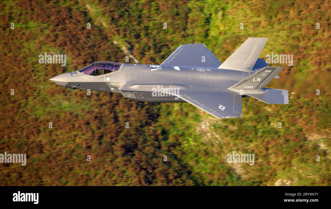 USAF F-35A Lightning II from RAF Lakenheath 48th Fighter Wing at RAF ...