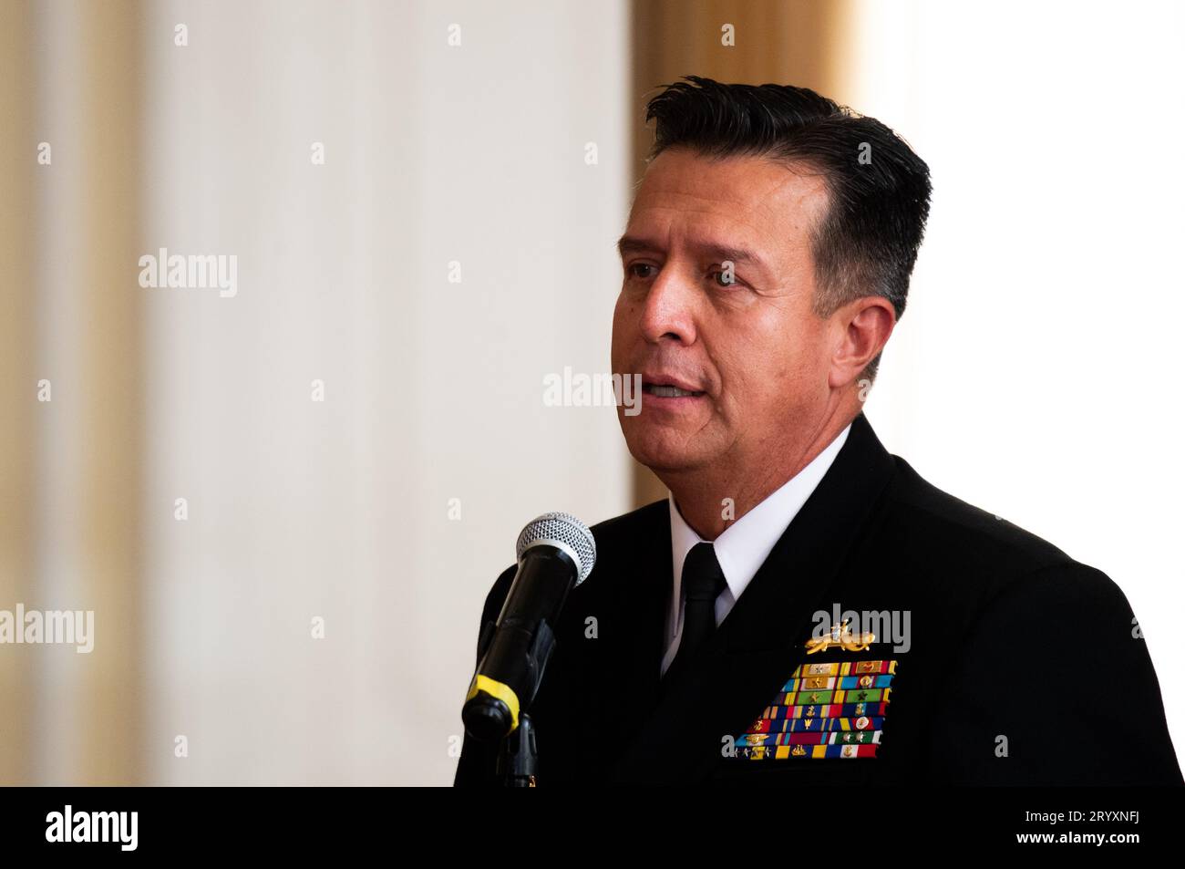 Bogota, Colombia. 02nd Oct, 2023. Colombia's navy commander Admiral ...