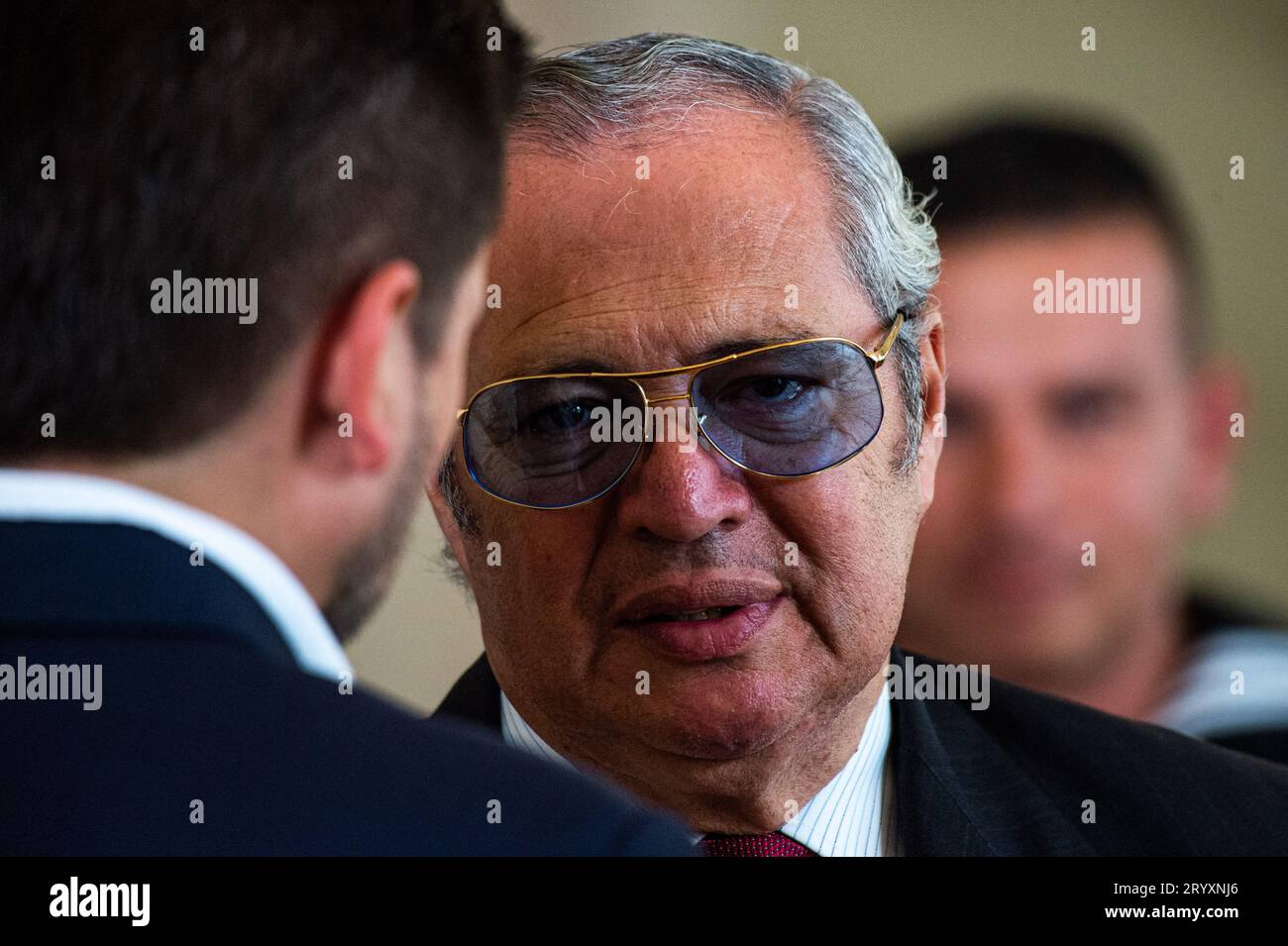 Bogota, Colombia. 02nd Oct, 2023. Colombia's senate president Ivan ...