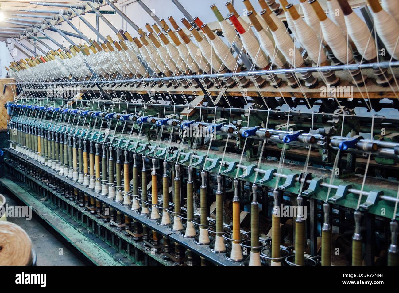 Wool spinning machine hi-res stock photography and images - Alamy