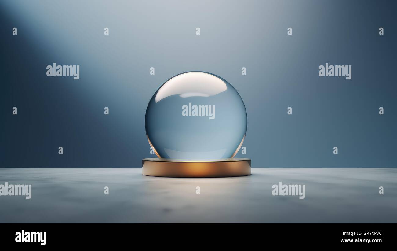 Empty Magic Ball Background Stock Photo - Alamy