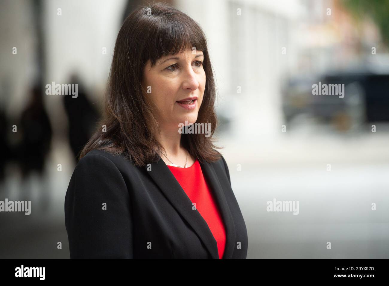 London, UK. 24 Oct, 2021. Shadow Chancellor Rachel Reeves is ...