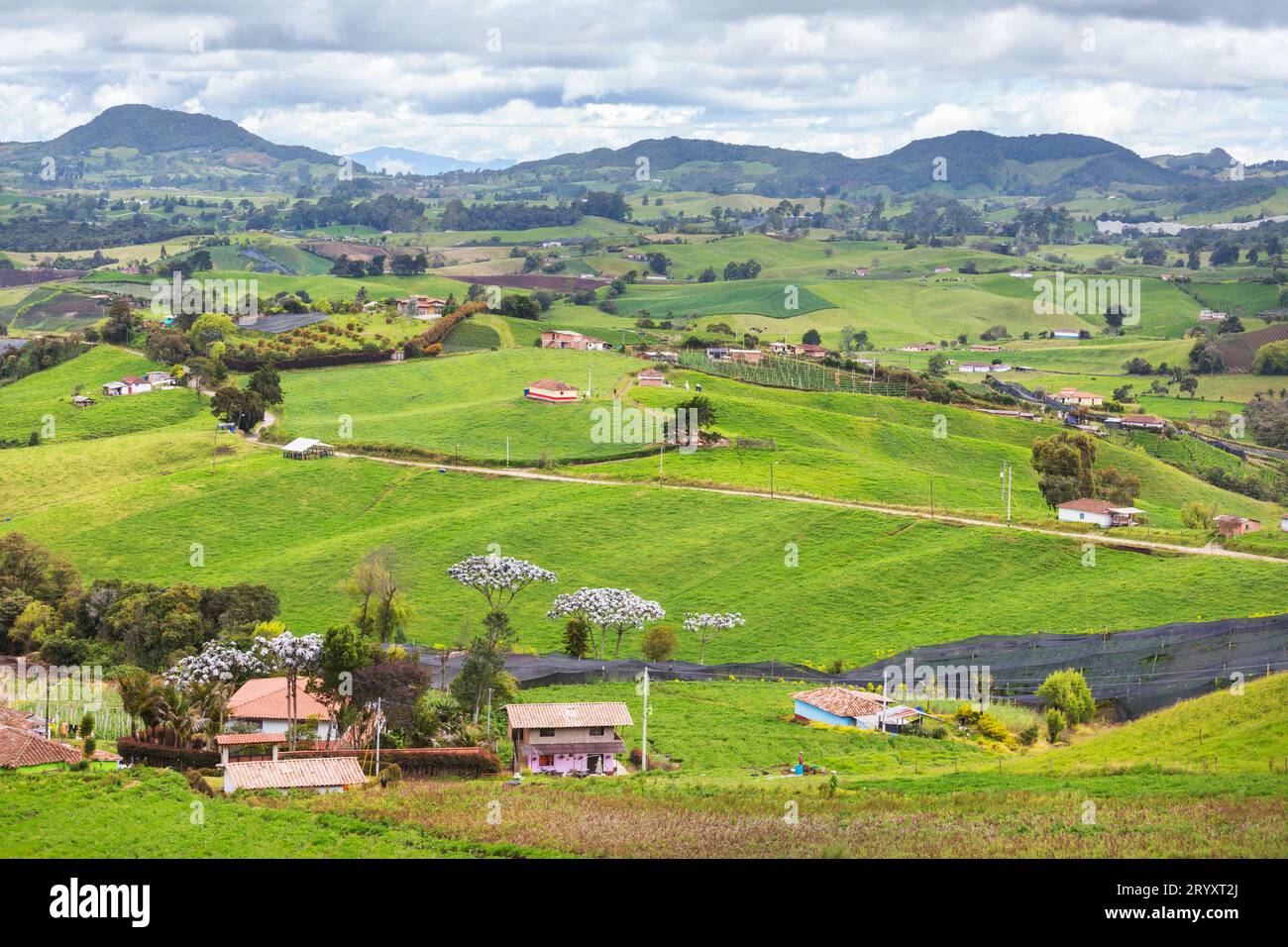 Rural landscapes in Colombia Stock Photo - Alamy