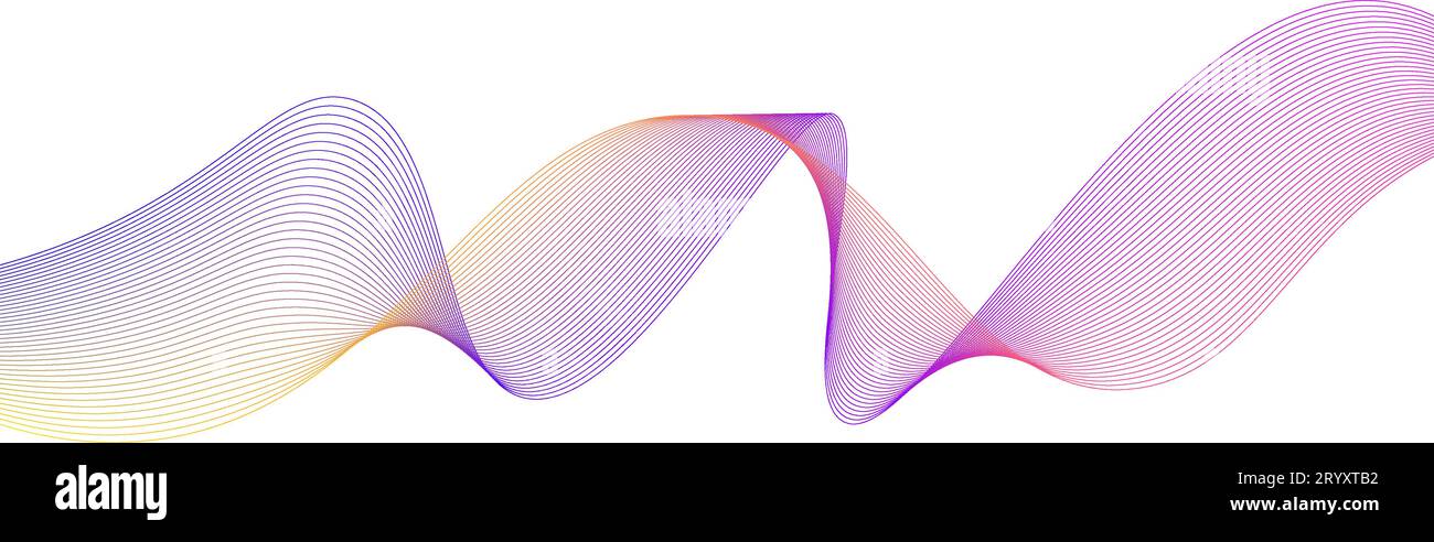 colorful motion sound wave. abstract background. Vector illustration ...
