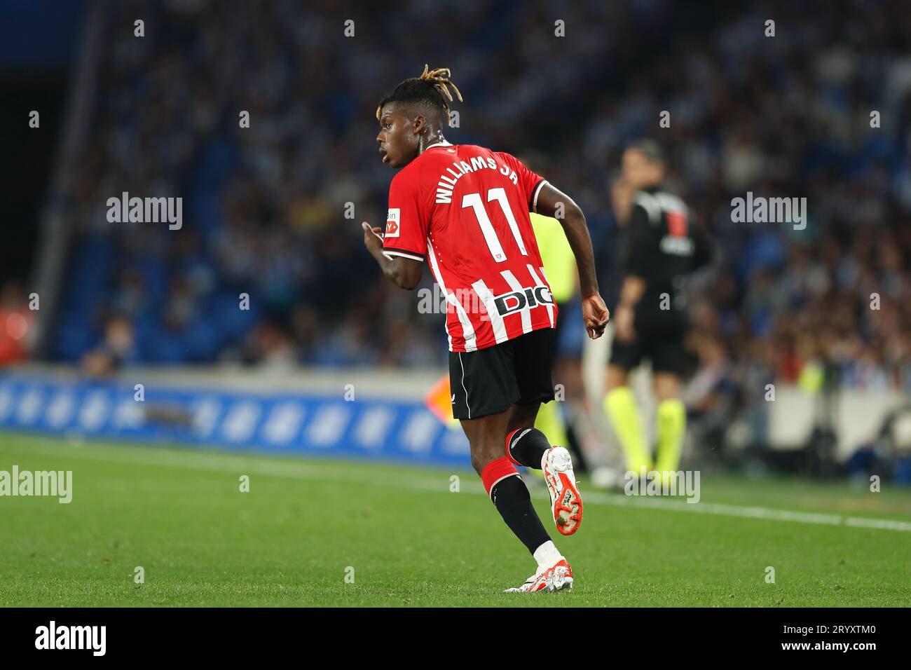 San Sebastian, Spain. 30th Sep, 2023. Nico Williams (Bilbao) Football ...