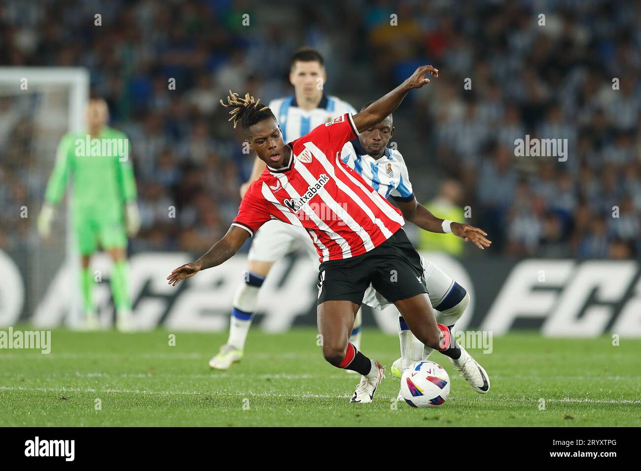 San Sebastian, Spain. 30th Sep, 2023. Nico Williams (Bilbao) Football ...