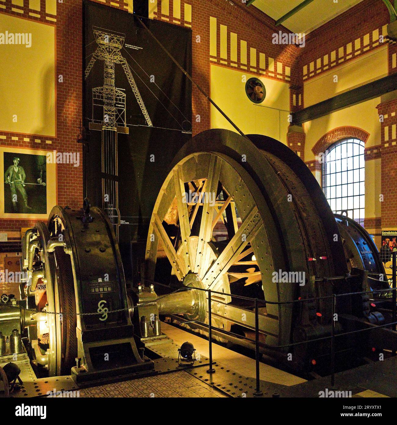 Conveyor machine house of the Rheinpreussen 4 colliery, Moers, Ruhr ...