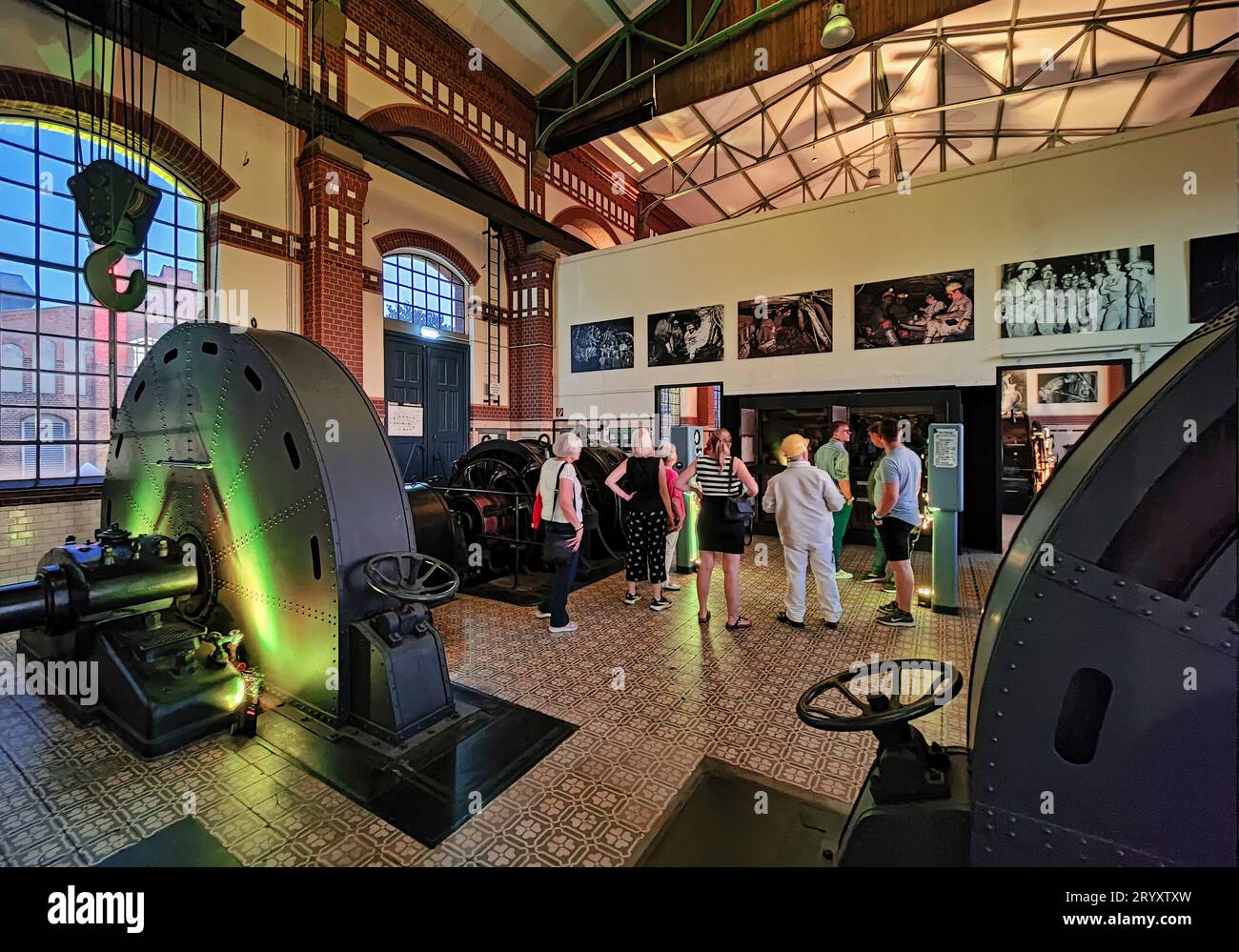 Conveyor machine house of the Rheinpreussen 4 colliery, Moers, Ruhr ...