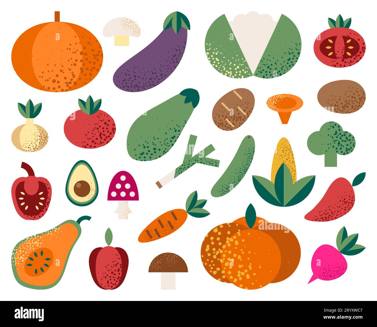 Coloured pepper Stock Vector Images - Alamy