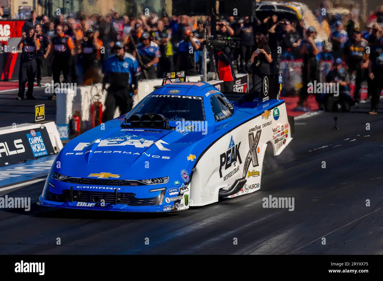 John force nhra burnout hi-res stock photography and images - Alamy